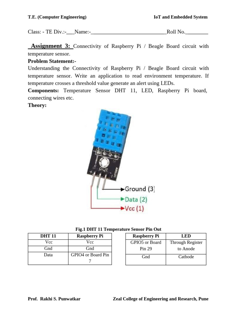 IoT Lab Assignment No.3 | PDF