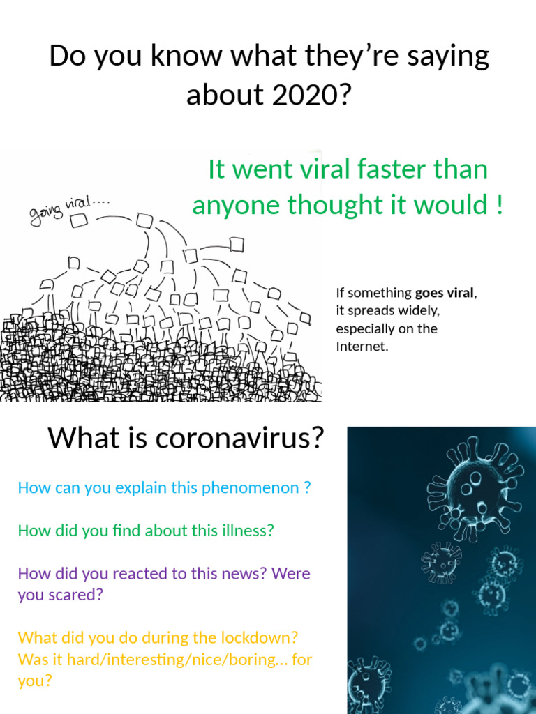 Lesson 3 - Coronavirus | PDF