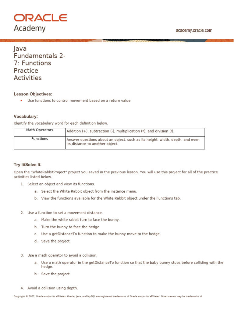 JF 2 7 Practice Answer | PDF