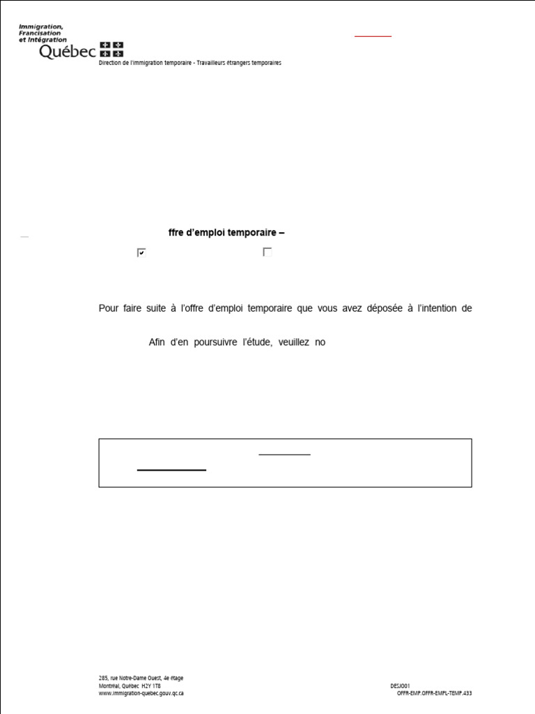 Placez Votre Fiche D'identification en 1 Page de Votre Réponse | PDF
