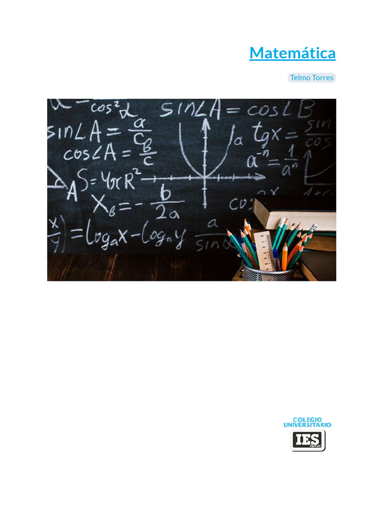 Matemática: Telmo Torres | PDF