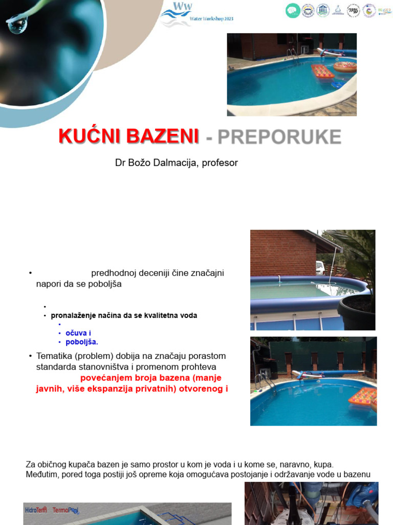 Kućni Bazeni - WW2023 | PDF