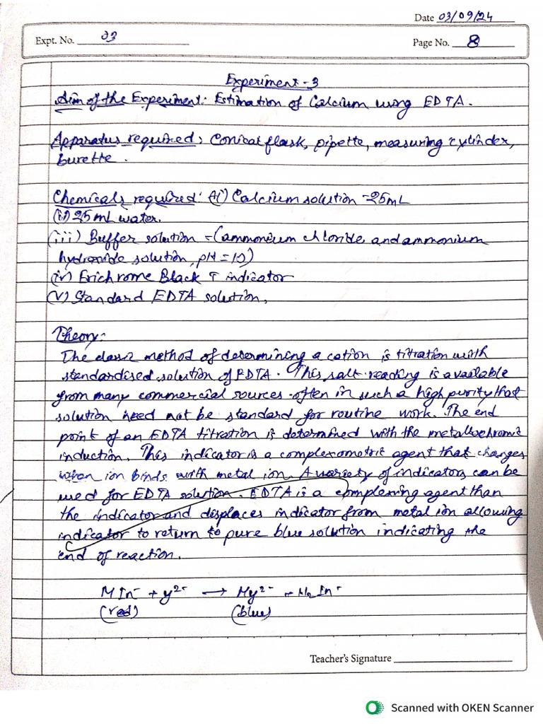 Chem Experiment | PDF