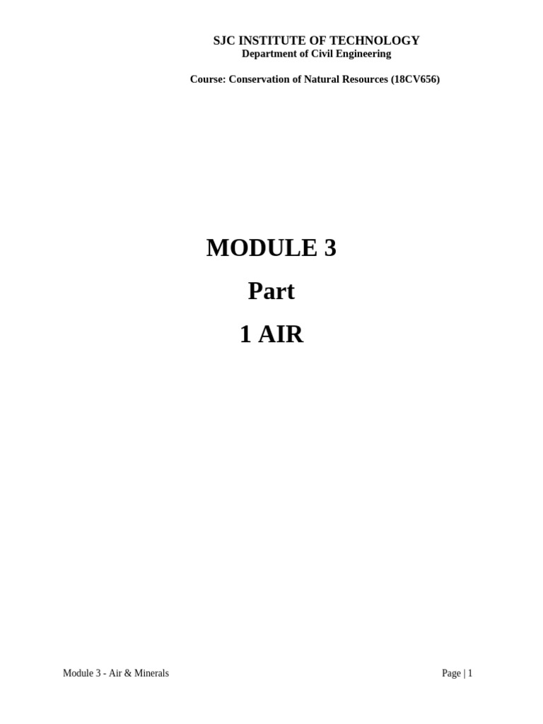 18CV656 CNR Module 3 Part 1 | PDF