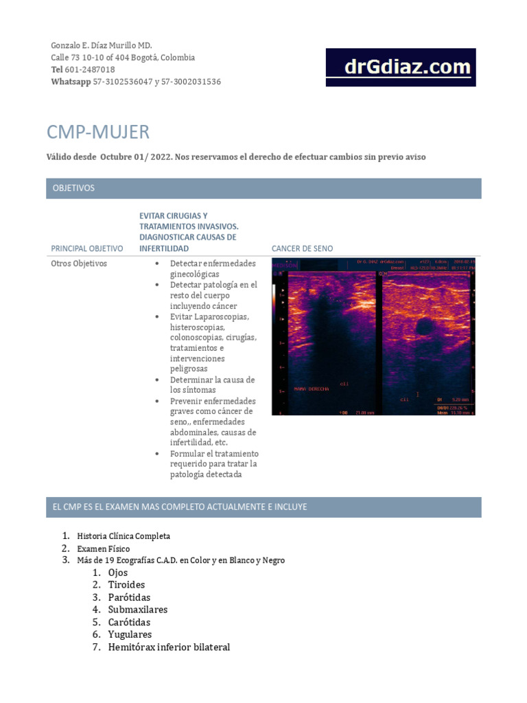 CMP Mujer | PDF