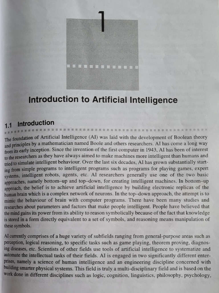 PAI Unit 1 -Part 1 | PDF