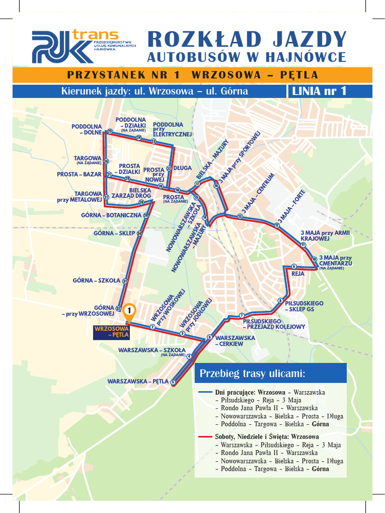 Mapa Hajnowka Linia1 Wrzosowa Górna | PDF