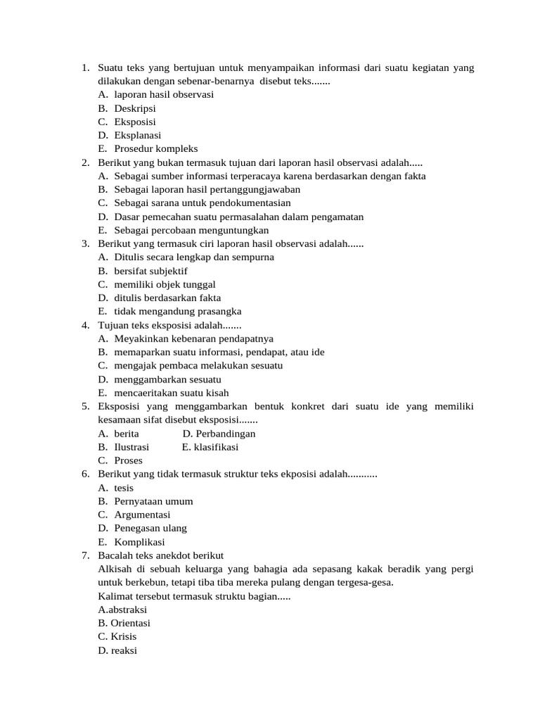 Soal Usp Kelas Xii | PDF