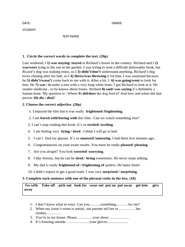 Test Unit 3 Ab | PDF