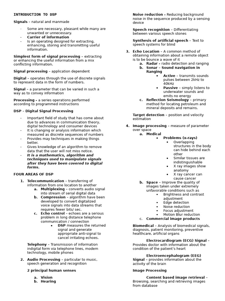Introduction To DSP | PDF