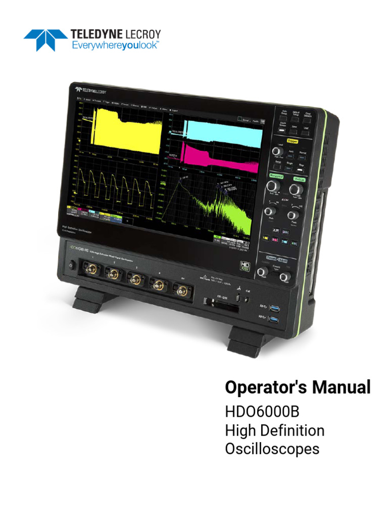 Teledyne LeCroy-hdo6000b-om-eng | PDF