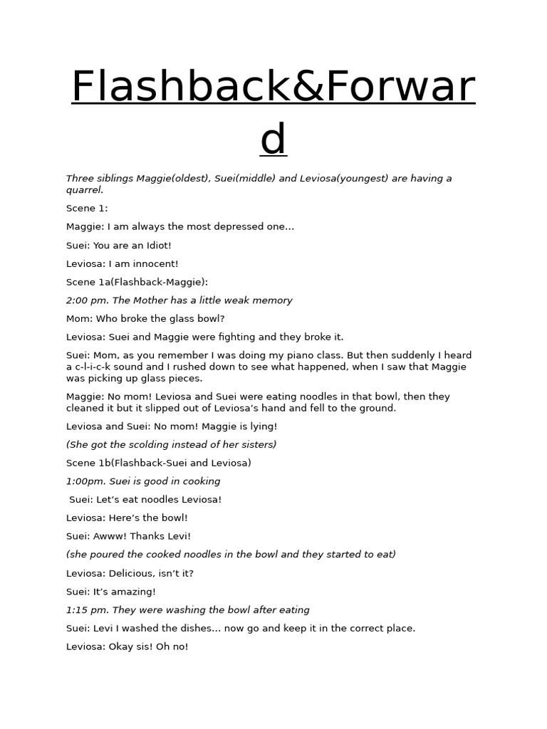 Flashback&Forward | PDF