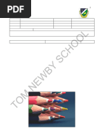 Visual Art Exam - Term 4 (Grade 7) 2024 | PDF | Multiple Choice