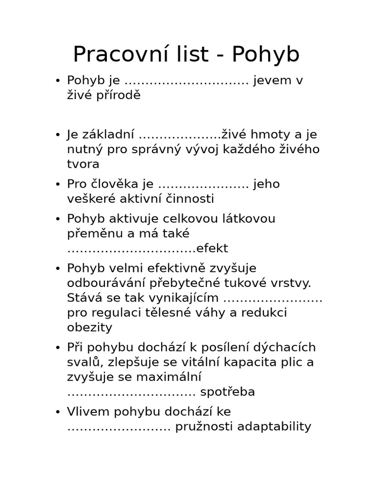 Pracovní list vz | PDF