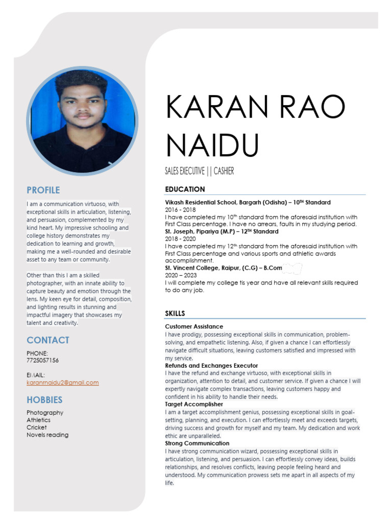 Karan Resume 1 | PDF