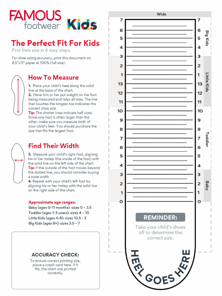 FF Kids Fit Guide | PDF