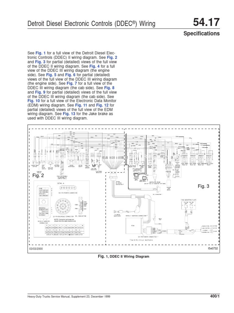 Detroit Diesel DDEC II and III Wiring Di | PDF | Truck | Commercial ...