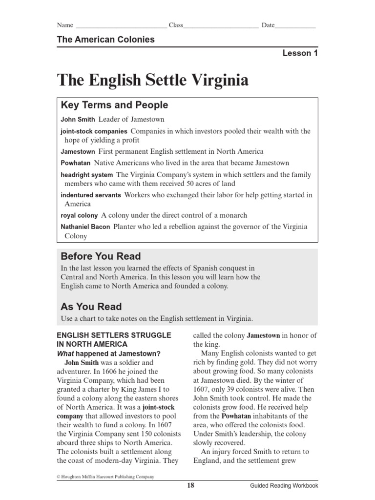 American Colonies 1 | PDF