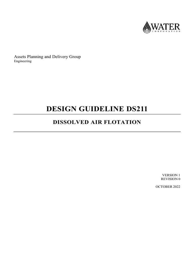 Dissolved Air Flotation Design | PDF | Water Purification ...