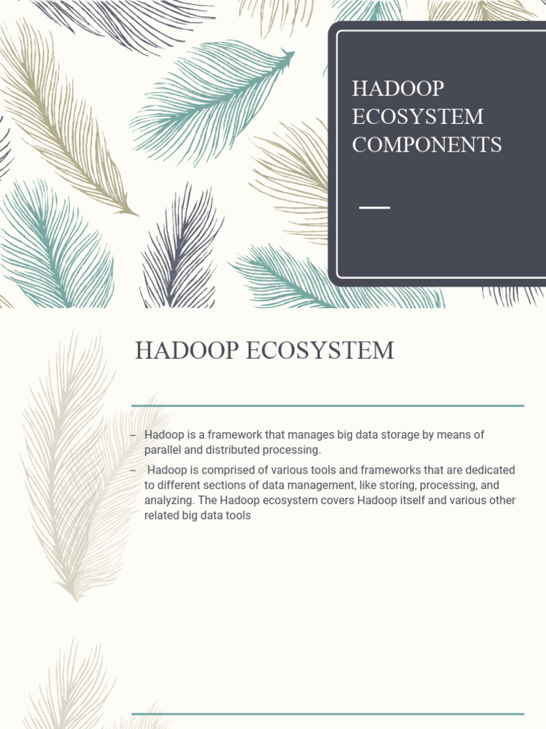 Hadoop Ecosystem | PDF