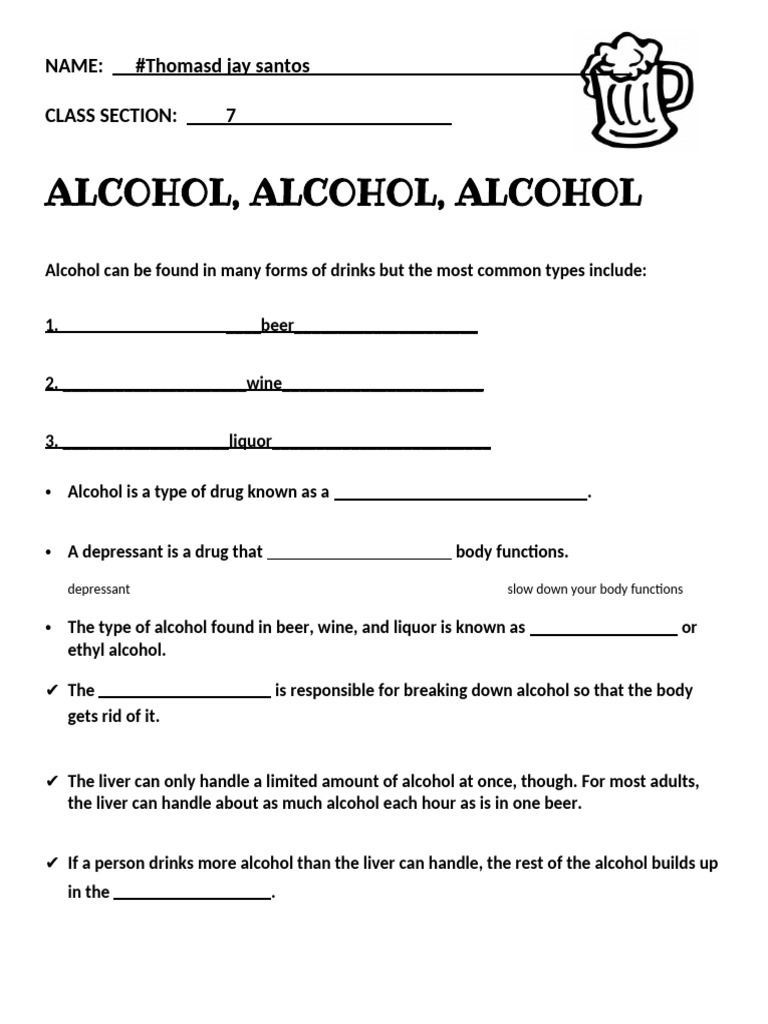 Alcohol,+Alcohol,+Alcohol | PDF