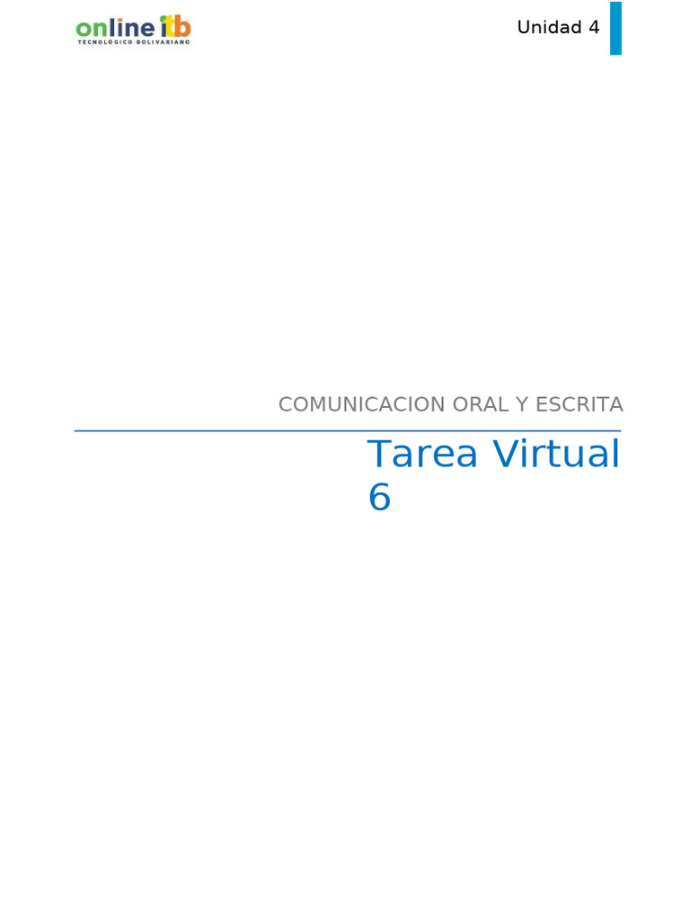 Tarea Virtual 6 Coe 28 01 | PDF