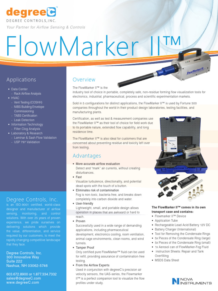 FlowMarker-II-Datasheet | PDF