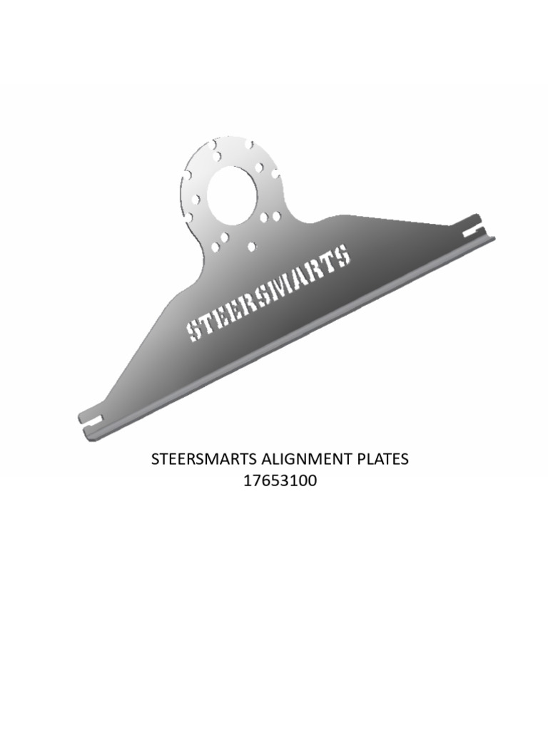 Steersmarts Alignment Plates 17653100 | PDF