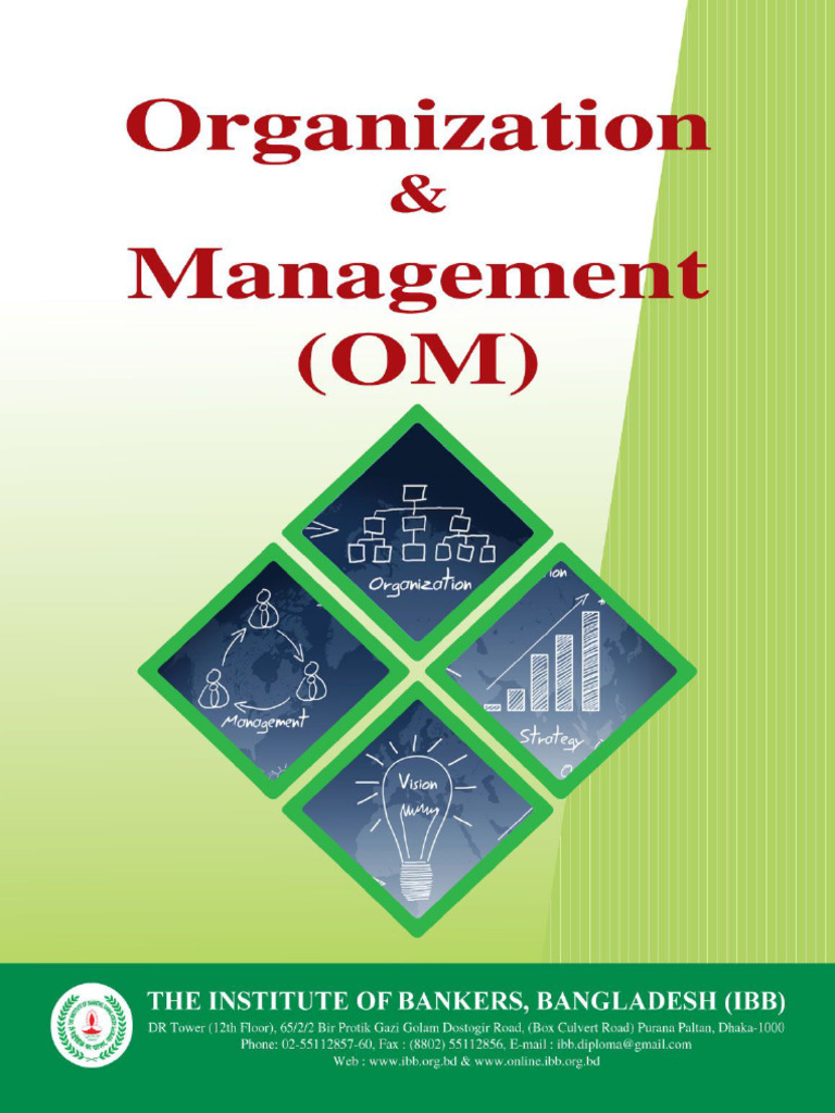 Organization and Management (OM) | PDF