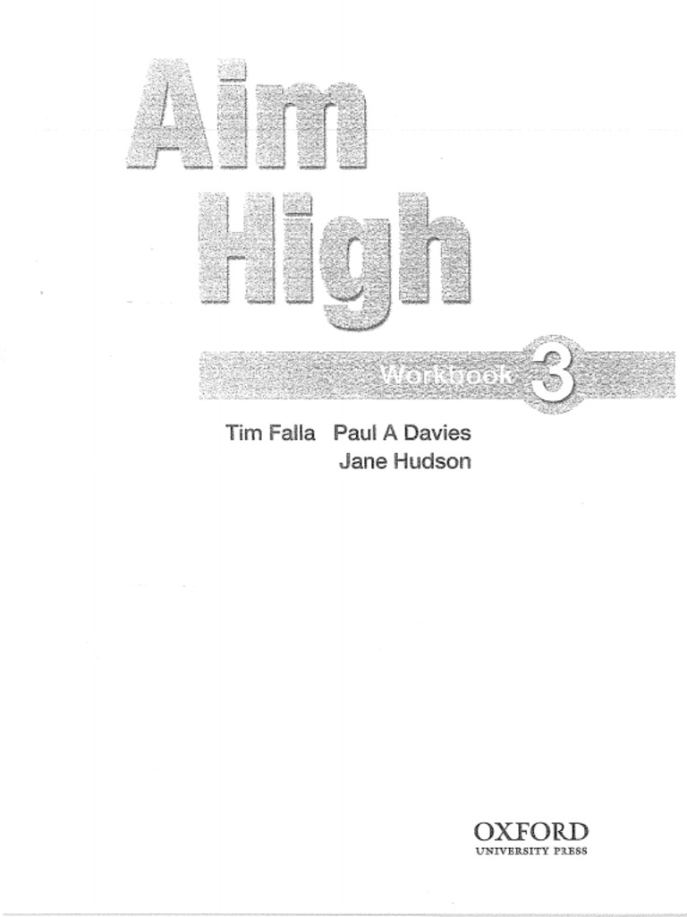 Aim High 3 Workbook | PDF