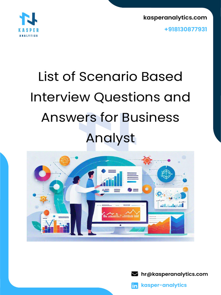 List of Scenario Based Interview Q A For Business Analyst 1726375209 | PDF