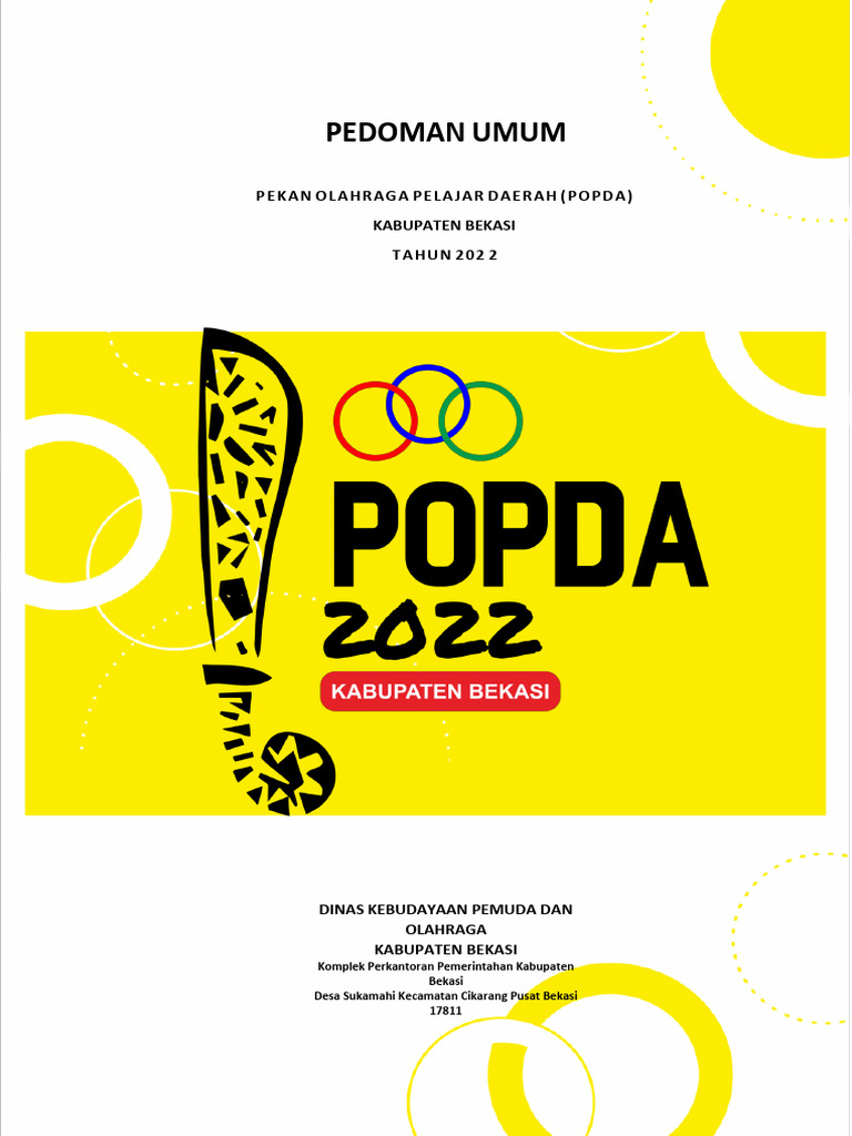 Buku Pedoman POPDA 2022 | PDF