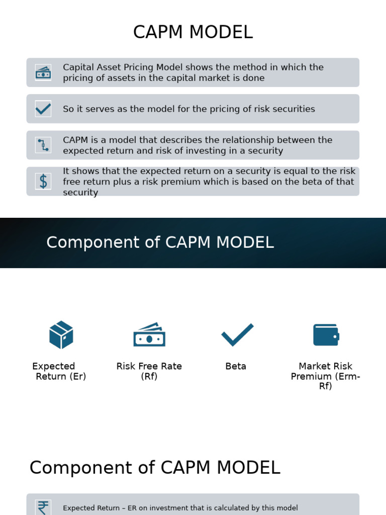 Capm Model | PDF