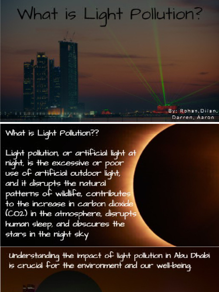Chemistry Light Pollution | PDF