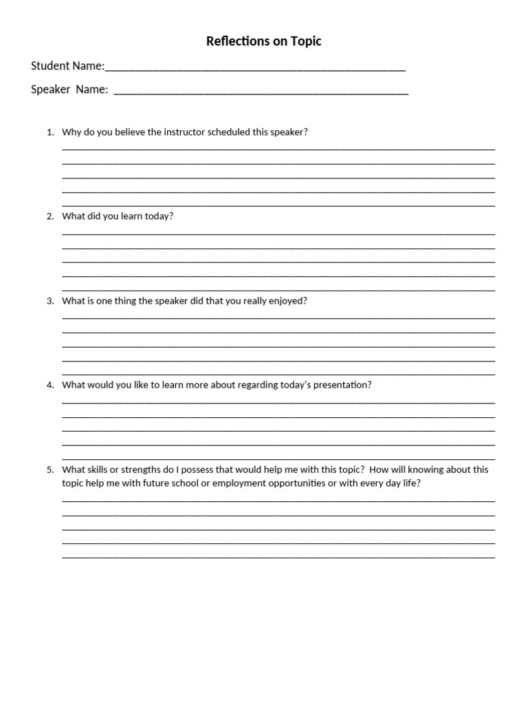 Reflections On Topic Normal | PDF