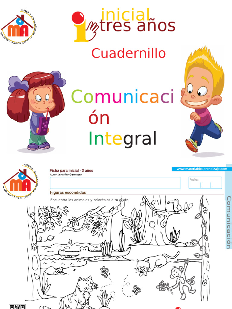 Cuadernillo 3 Comunicacion Integral | PDF
