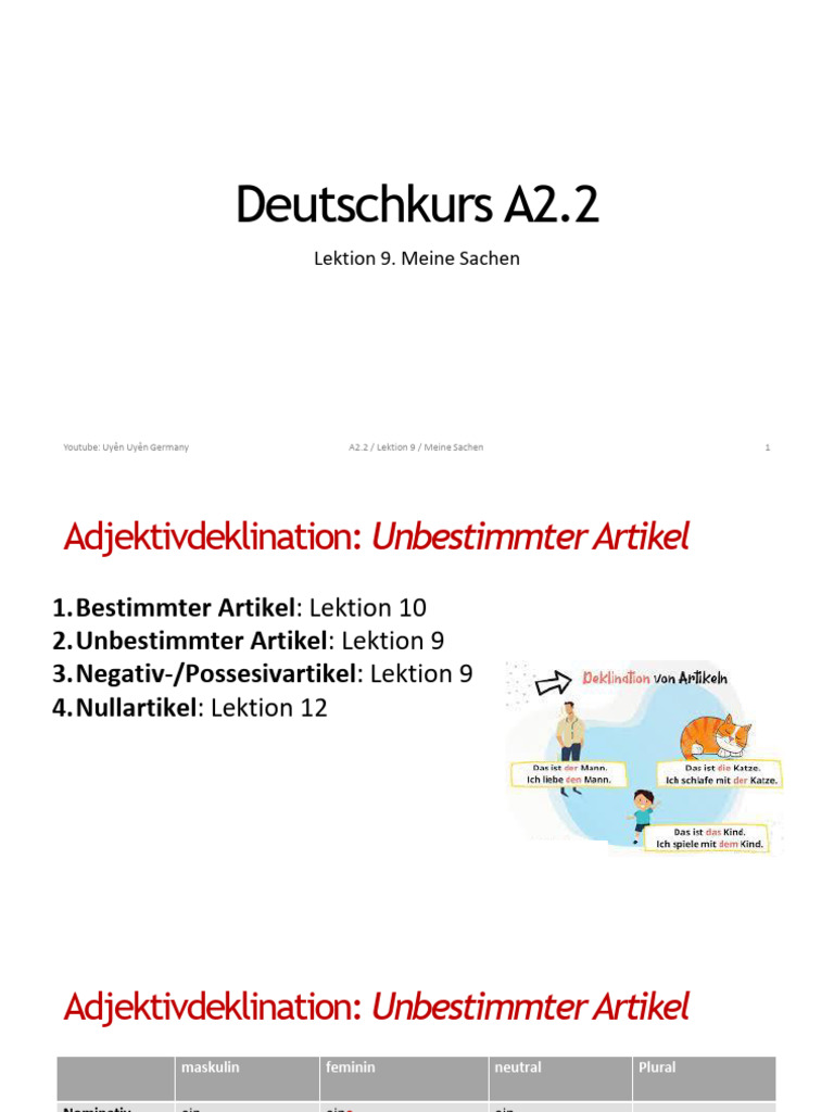 A2.2 Lektion 9 | PDF