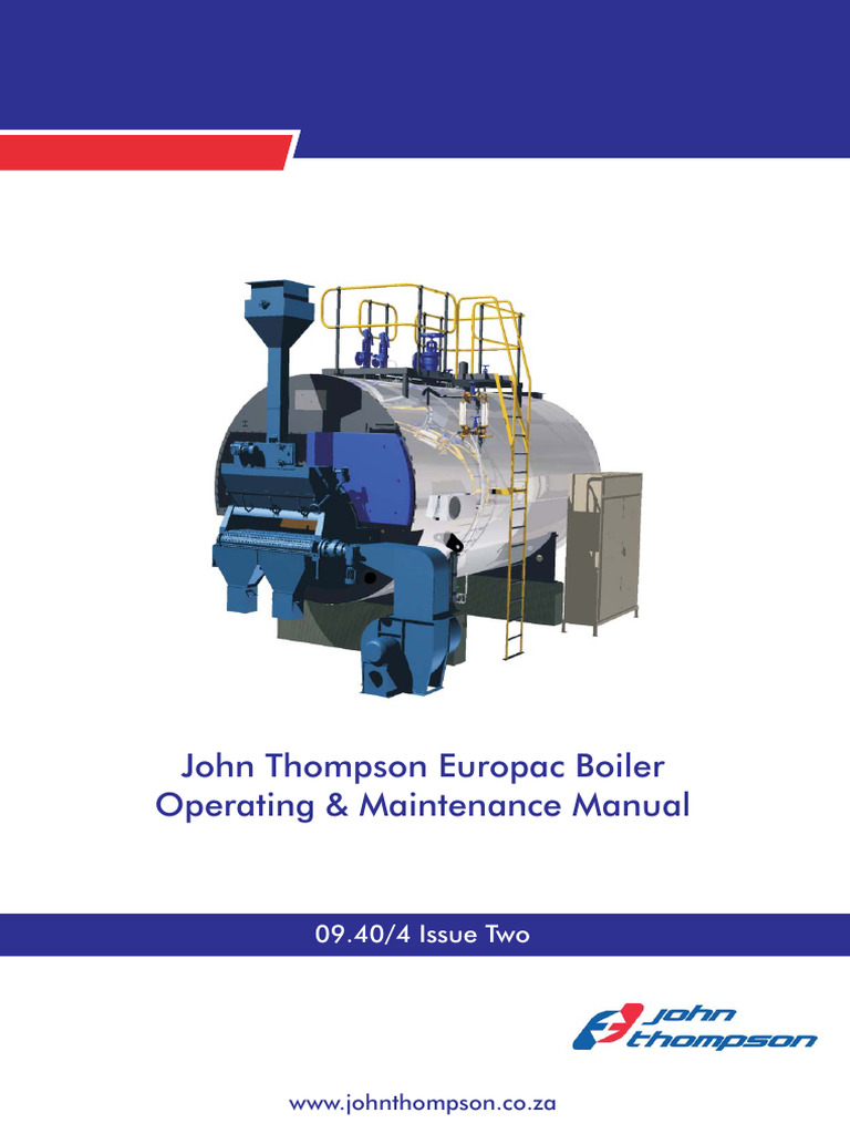 John Thompson Boiler Manual | PDF | Boiler | Valve