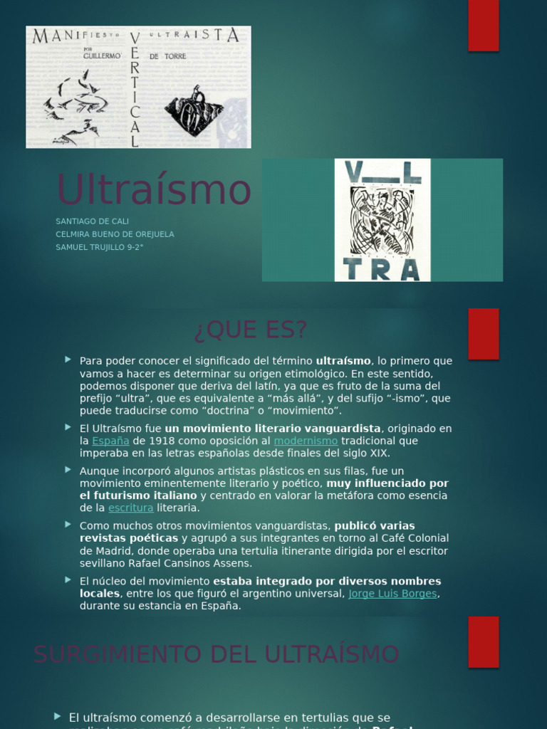 Ultraísmo | PDF