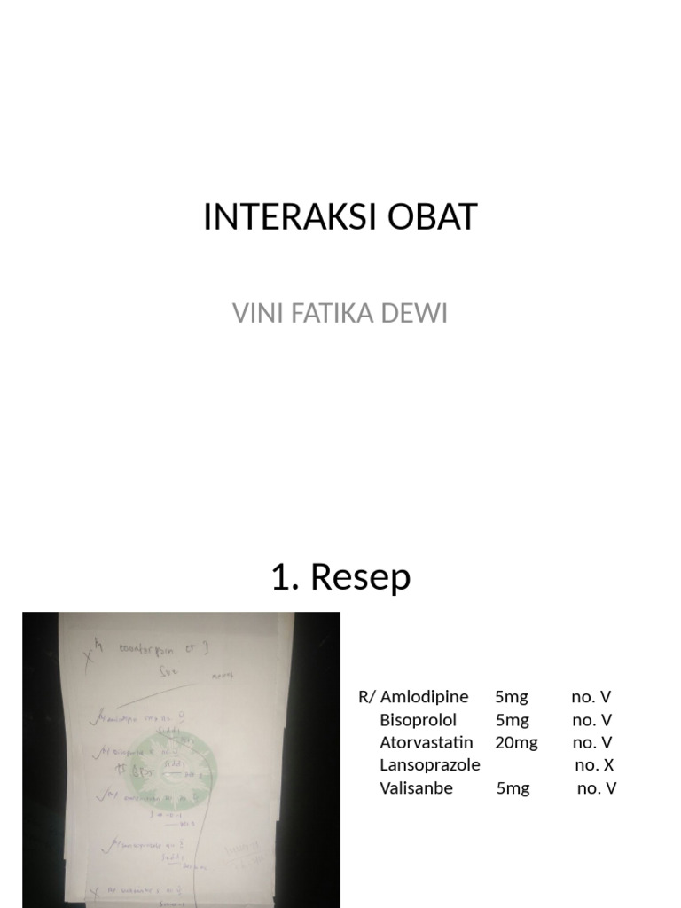 Interaksi Obat | PDF