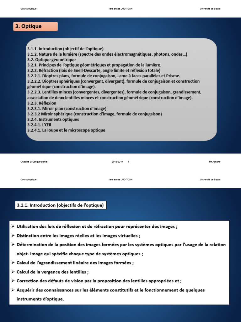 Chapitre-3-Optique | PDF