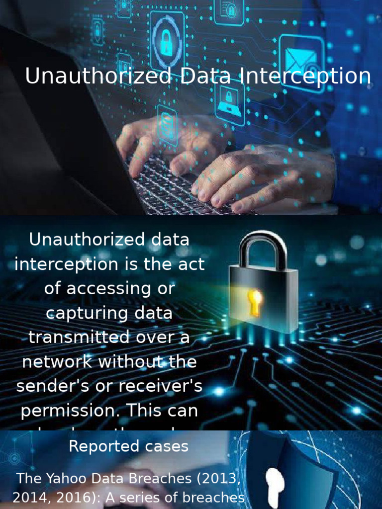 Unauthorized Data Interception | PDF