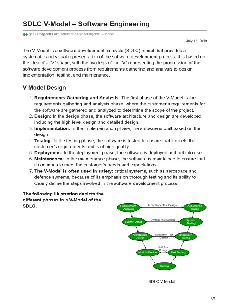 V Model | PDF