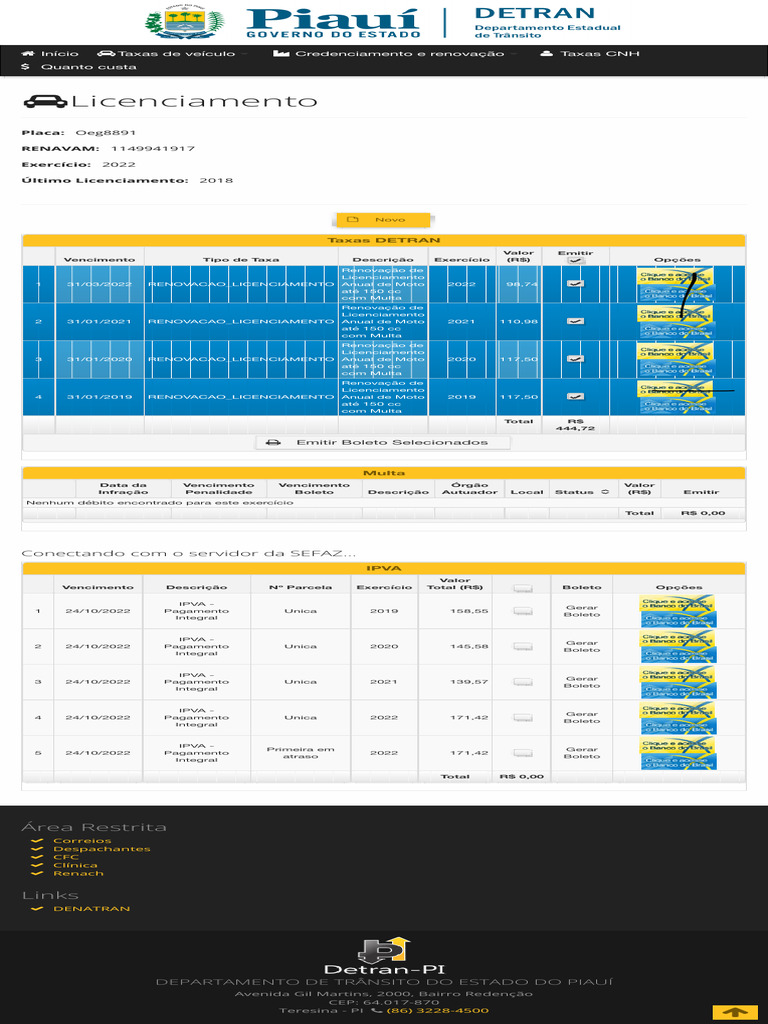 Licenciamentoindex JSF | PDF
