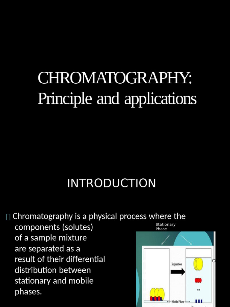 Chromatography: Principles and Applications | PDF | Chromatography ...