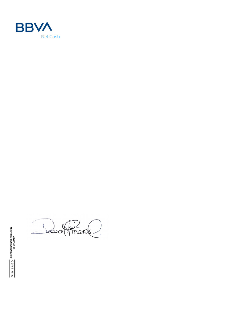 BBVA Certificado Bancario | PDF