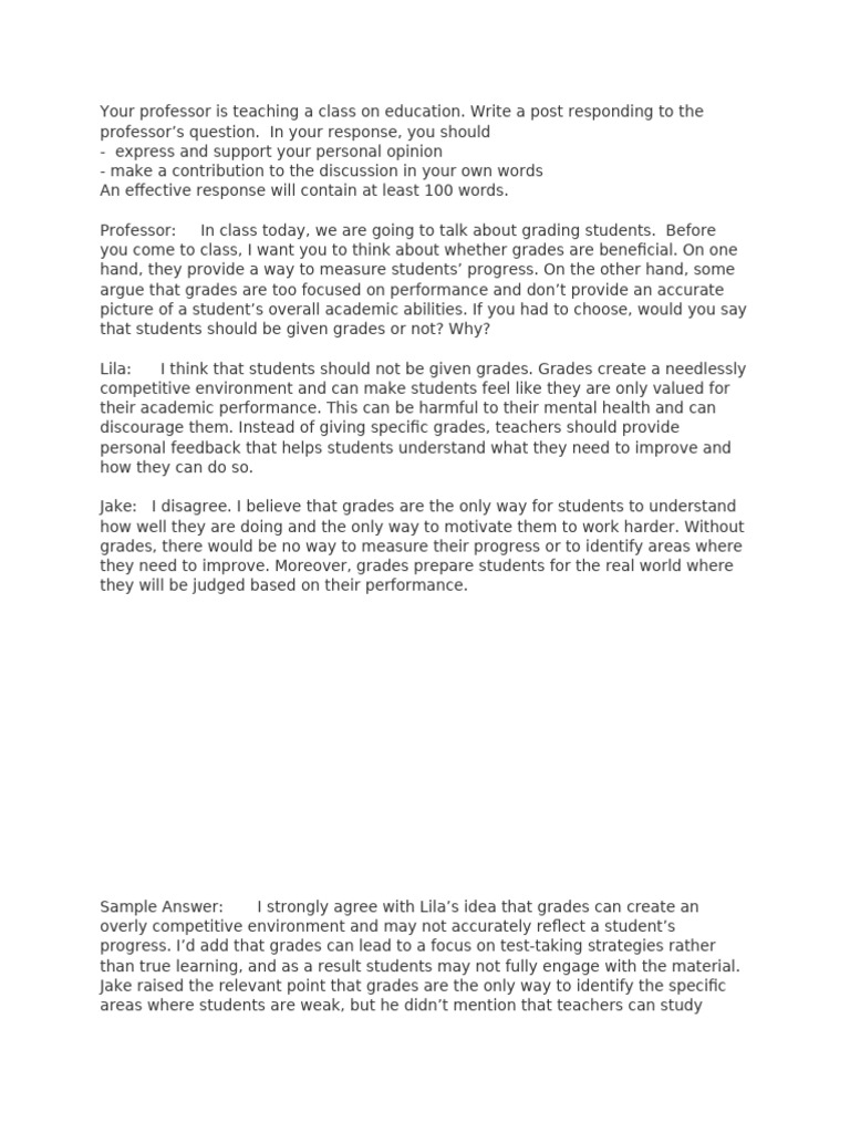 Academic Discussion Basic | PDF