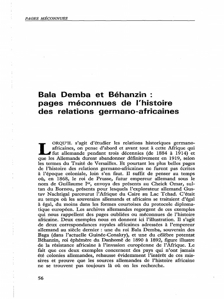 Behanzin | PDF