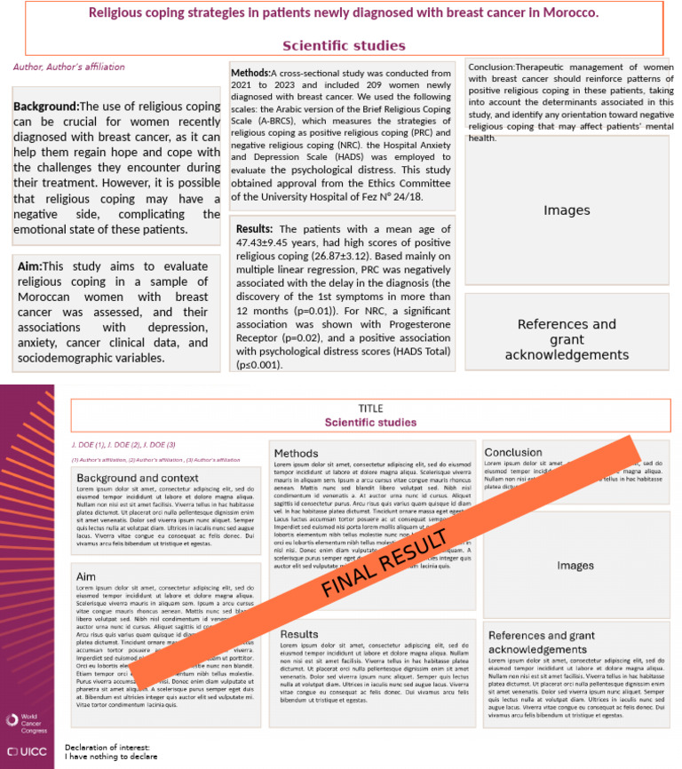 UICC Template Posters Scientific | PDF