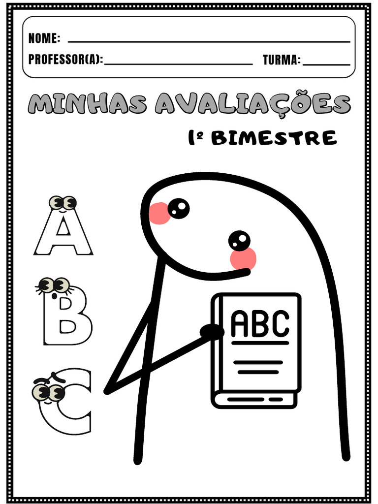Capas de Provas Flork Bimestre | PDF